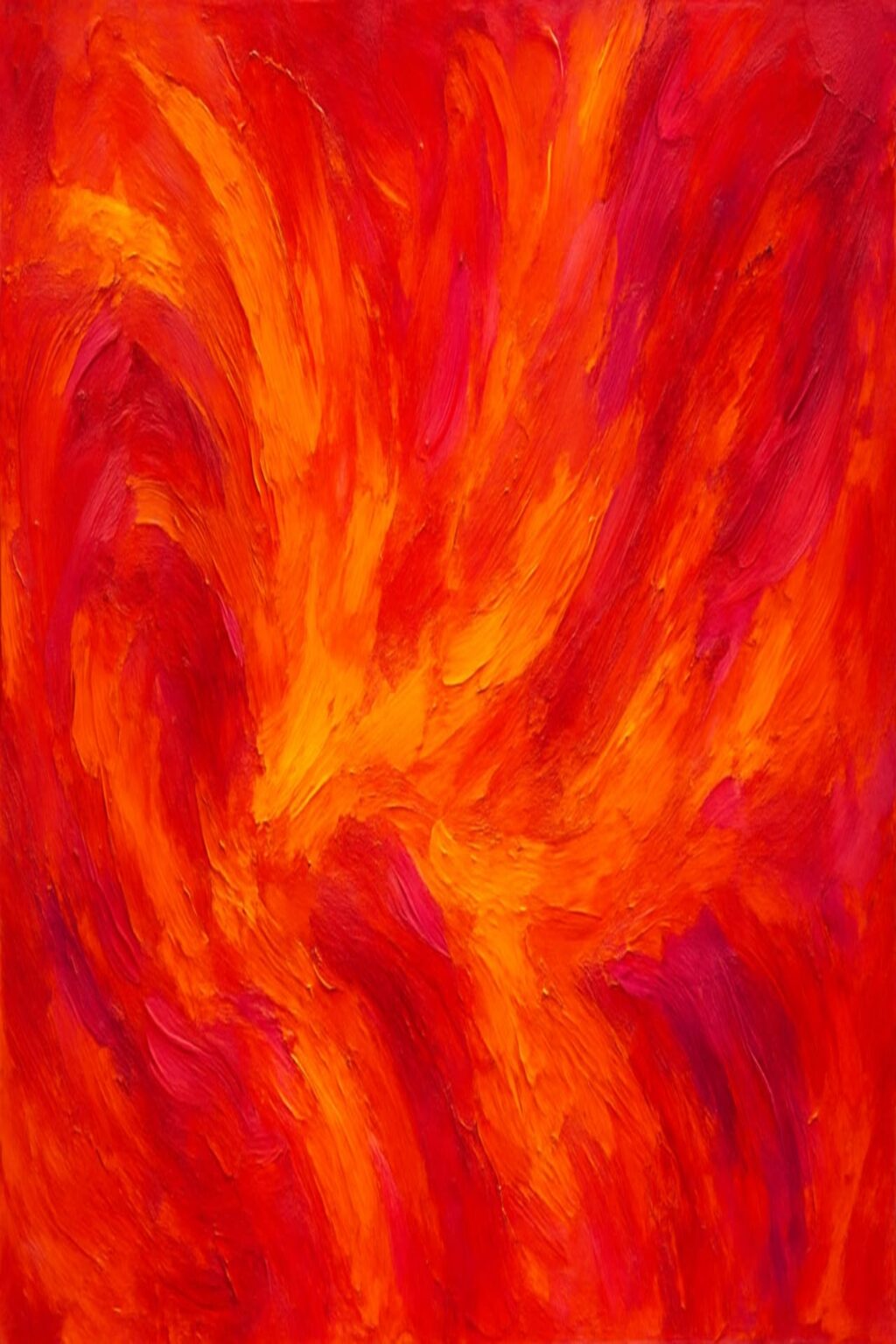 Flames of Passion – Luxury Abstract Painting